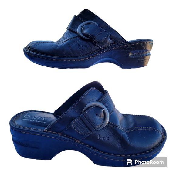 boc | Shoes | Boc Born Concept Platform Clogs 839 Black Synthetic Upper ...